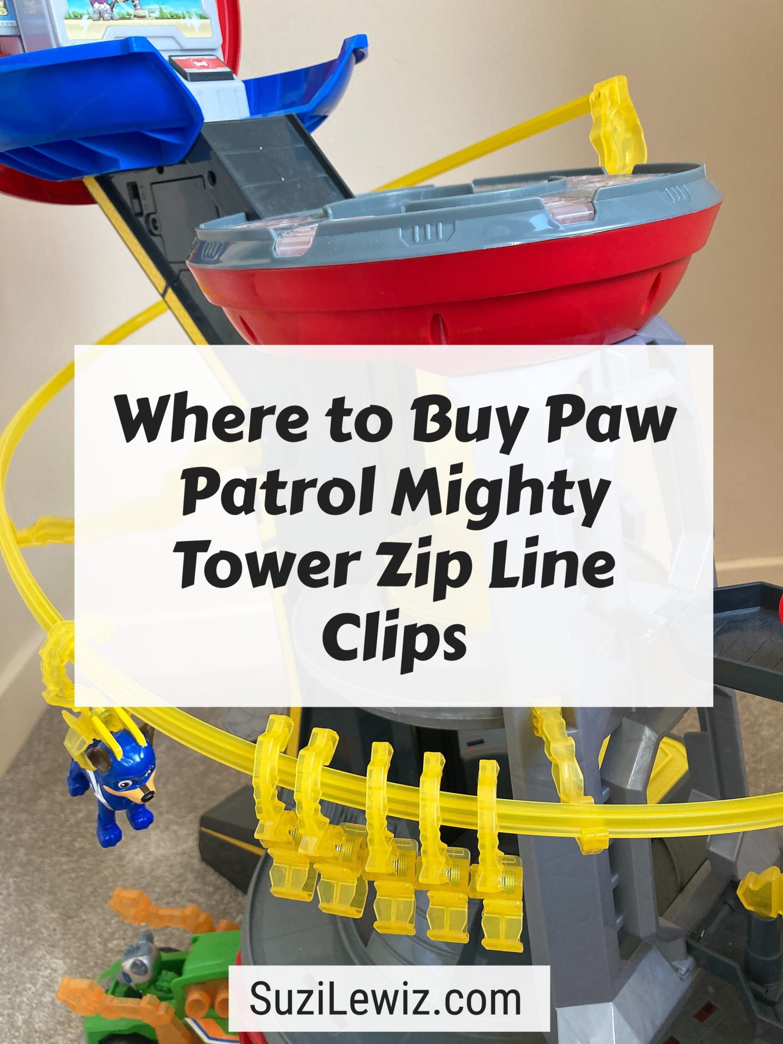 New Paw Patrol Mighty Tower Zip Line Clips 2026 - Suzi Lewiz